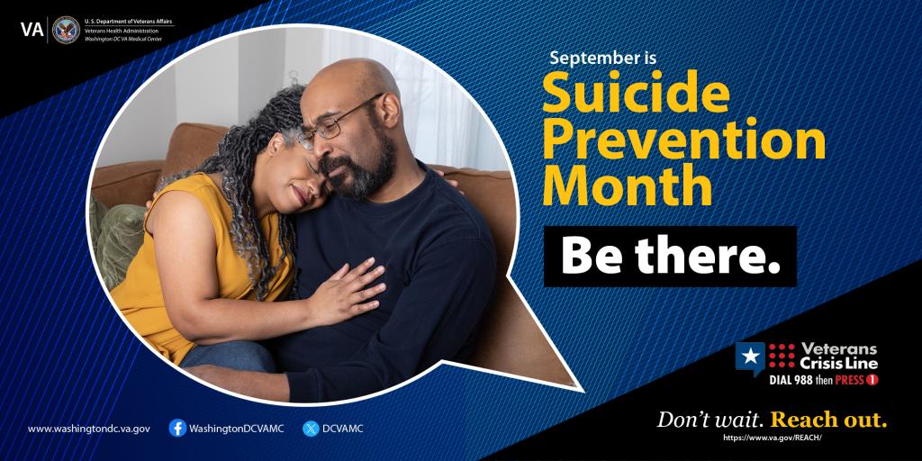 Don’t Wait. Reach Out. September Is Suicide Prevention Month | VA Washington DC Health Care ...